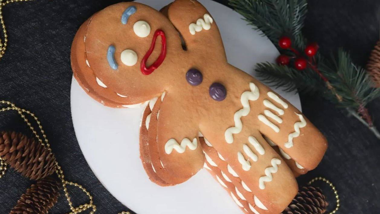 САМЫЙ ПРОСТОЙ НОВОГОДНИЙ ДЕКОР 🎄МЕДОВЫЙ ПРЯНИЧНЫЙ ЧЕЛОВЕЧЕК