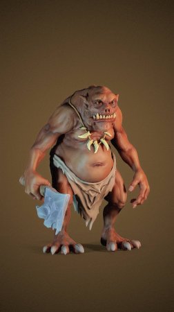 Sculpting - Ogre #3d #zbrush
