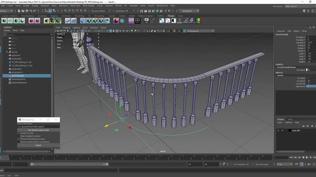 07 - Spanish Town - Railing Kit Blockout