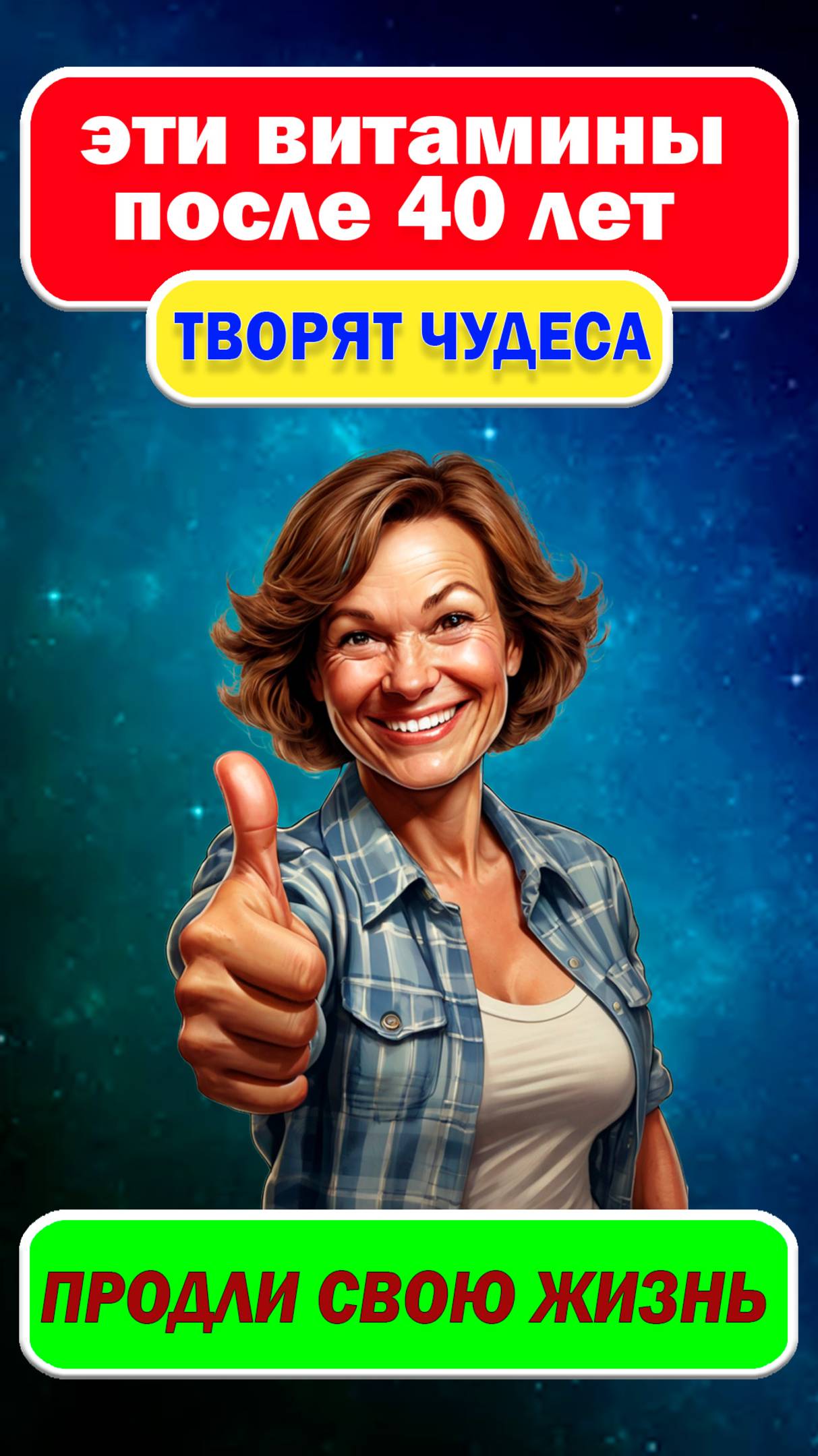 Какие витамины пить после 40 лет?