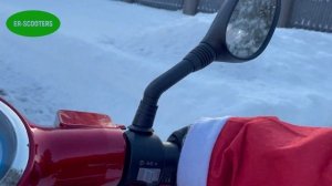 Четырехколесный ER-SCOOTERS и Дед Мороз Зимний Тест