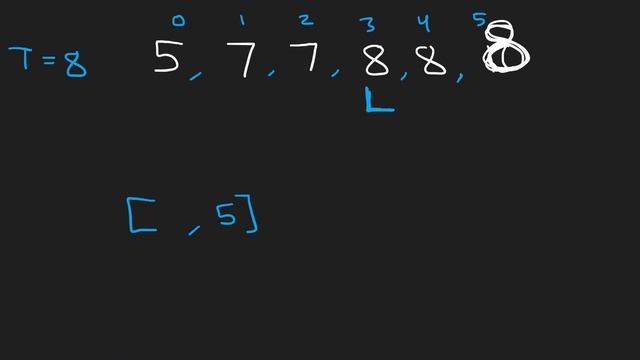 Leetcode 034: Find First and Last Position of Element in Sorted Array (RU)