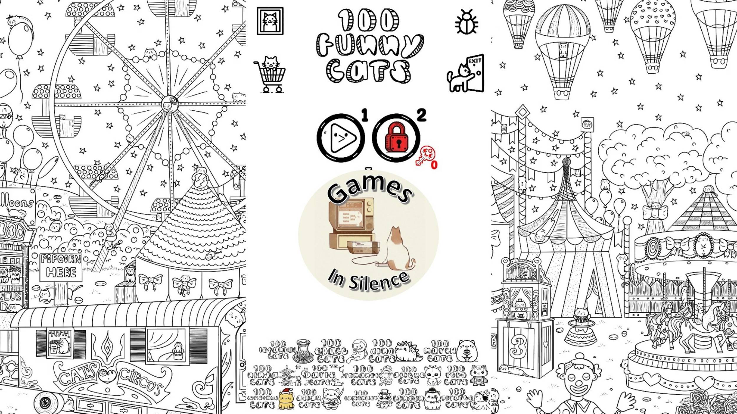 100 Funny Cats. Walkthrough