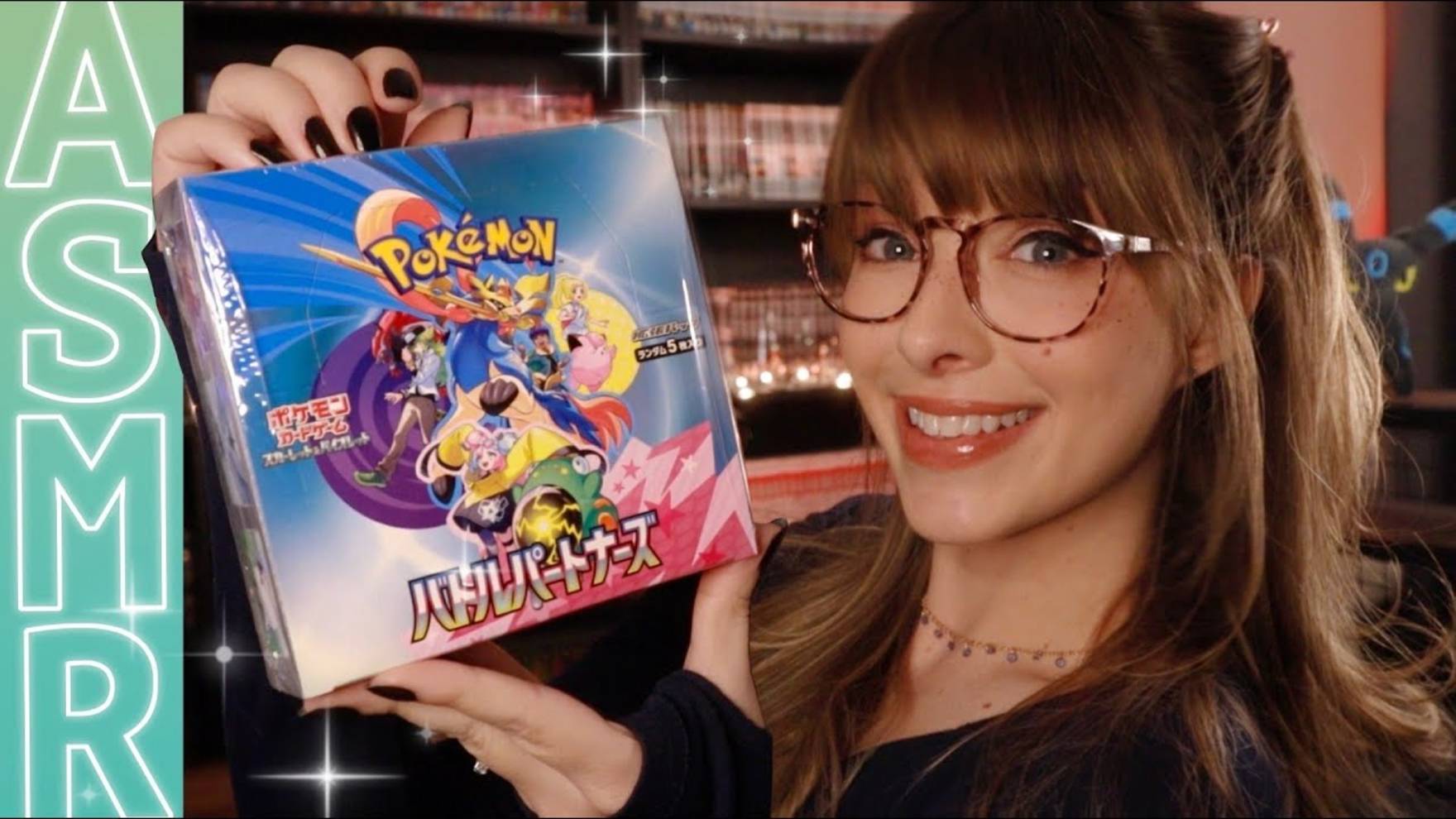 [Rainessa ASMR] ⊹Opening Pokémon Cards With You... Battle Partners!⊹ Brushing, Tapping