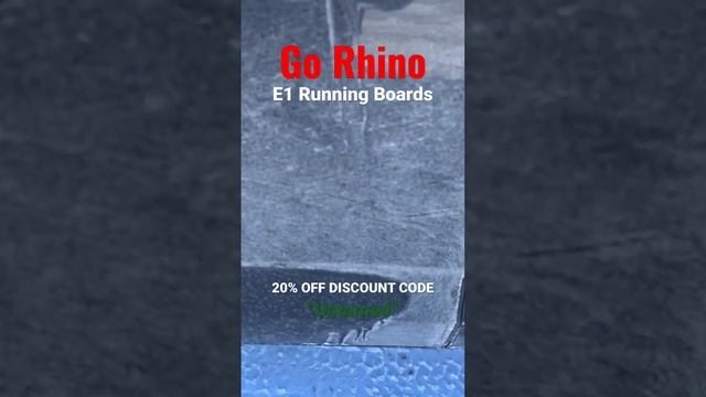 Go Rhino E1 Running Boards - Discount!
