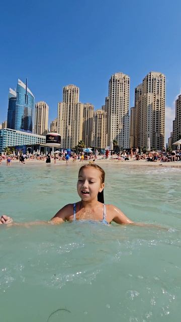 Пляж JBR, Дубай (февраль 2025)
