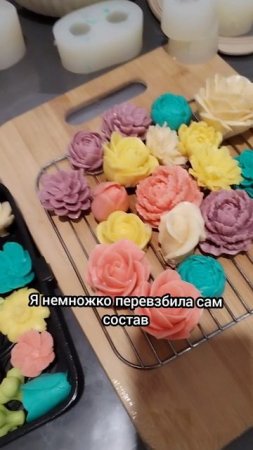 Цветы из зефира