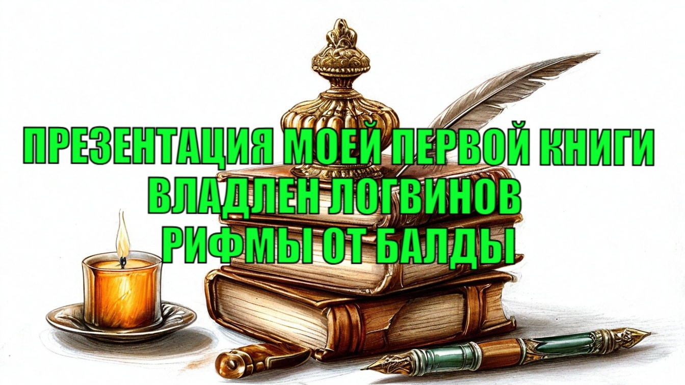 ПРЕЗЕНТАЦИЯ КНИГИ ВЛАДИМИРА ЛОГИНОВСКОГО (ВЛАДЛЕНА ЛОГВИНОВА) "РИФМЫ ОТ БАЛДЫ"