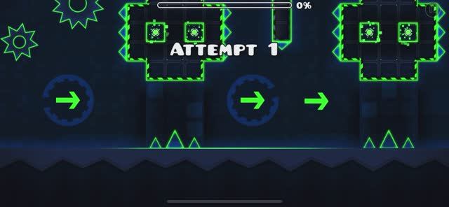 Double jump by robot chief Geometry Dash level 100%