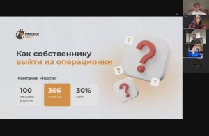 Как собственнику выйти из операционки. Практикум с Егором Ливадиным и Татьяной Байдукова, Pincher