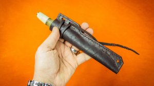 Как сделать ножны из кожи без получения развертки