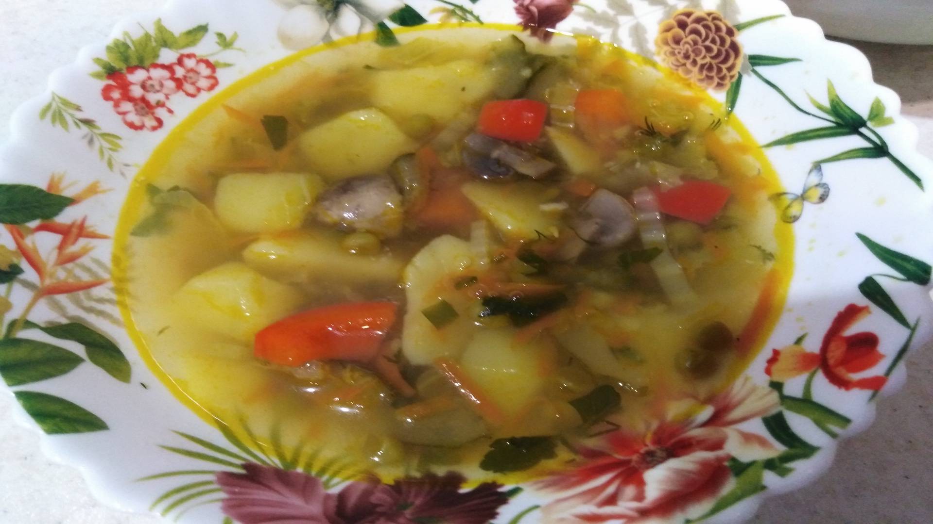 ВКУСНЫЙ СУП ИЗ СЕМИ ОВОЩЕЙ. 🥔🥕🥒🥣🧂