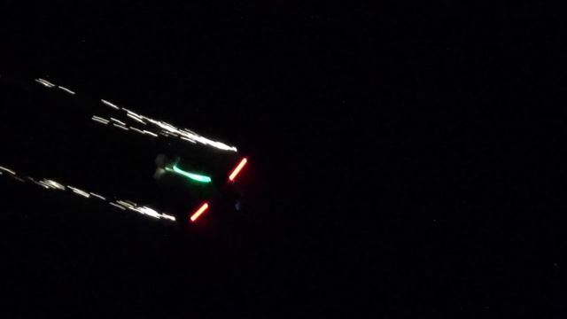 Ночной слёт авиаторов на аэродроме базы отдыха "Волжанка". Тверская область. Эпизод.