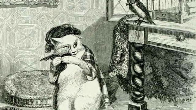 Котёнок и Скворец | И. А. Крылов