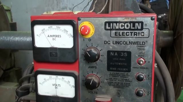 Наплавка вала под флюсом HD1080