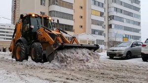 Уборка и вывоз снега с территории ТСЖ