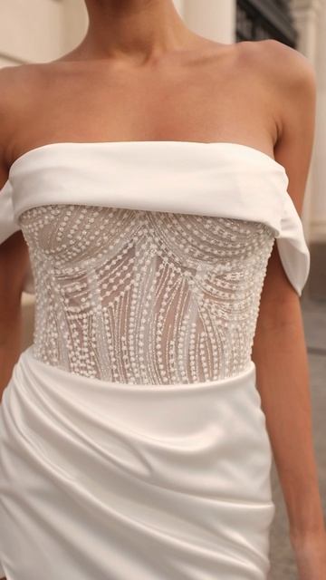 Свадебное платье Протея из коллекции «Цветочная феерия» 2025 от бренда Anna Kuznetcova