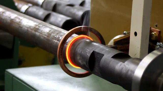 ТВЧ индукционный нагрев линия по сварке трением