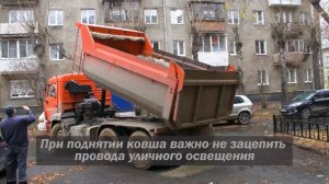 Доставка и выгрузка песка в сложных городских условиях