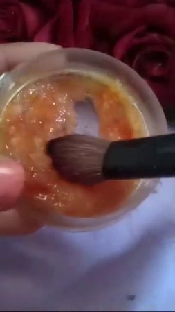 papaya scrub #glowingskin #natural #clearskin #skin #nature #love #rose #satisfying #good #glow