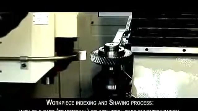 Снятие фасок и зубошевингование avi