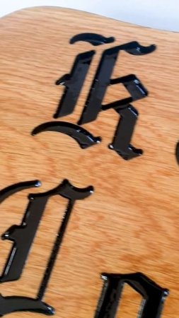 Hand Crafted Wooden House Signs #shorts #craftsman