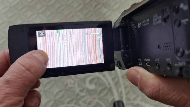 Видеокамера Panasonic HC-V760. Не рабочая. Техническое видео