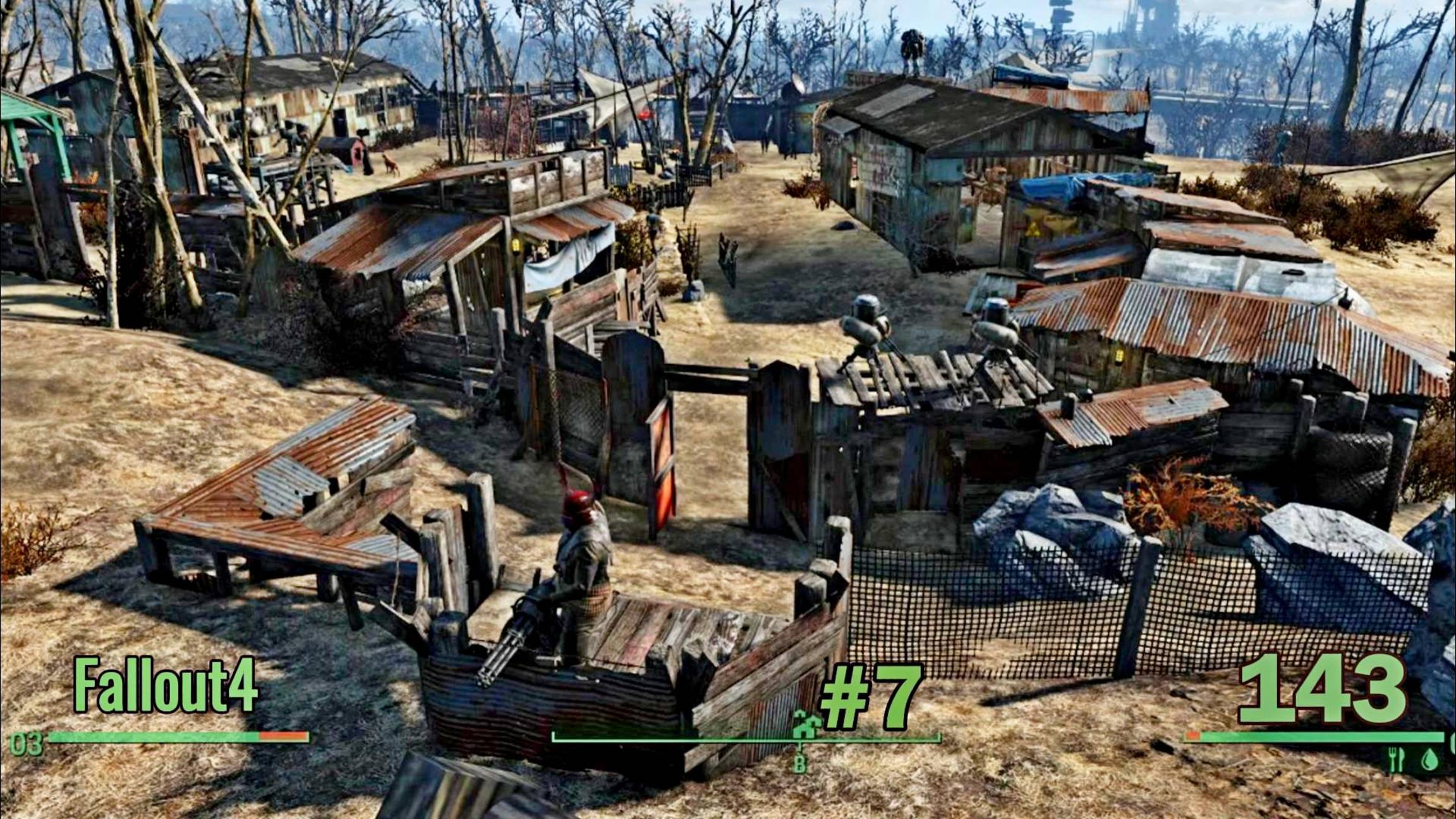 Fallout 4. Стройка в Солнечных Приливах-7(неПрохождение 143)