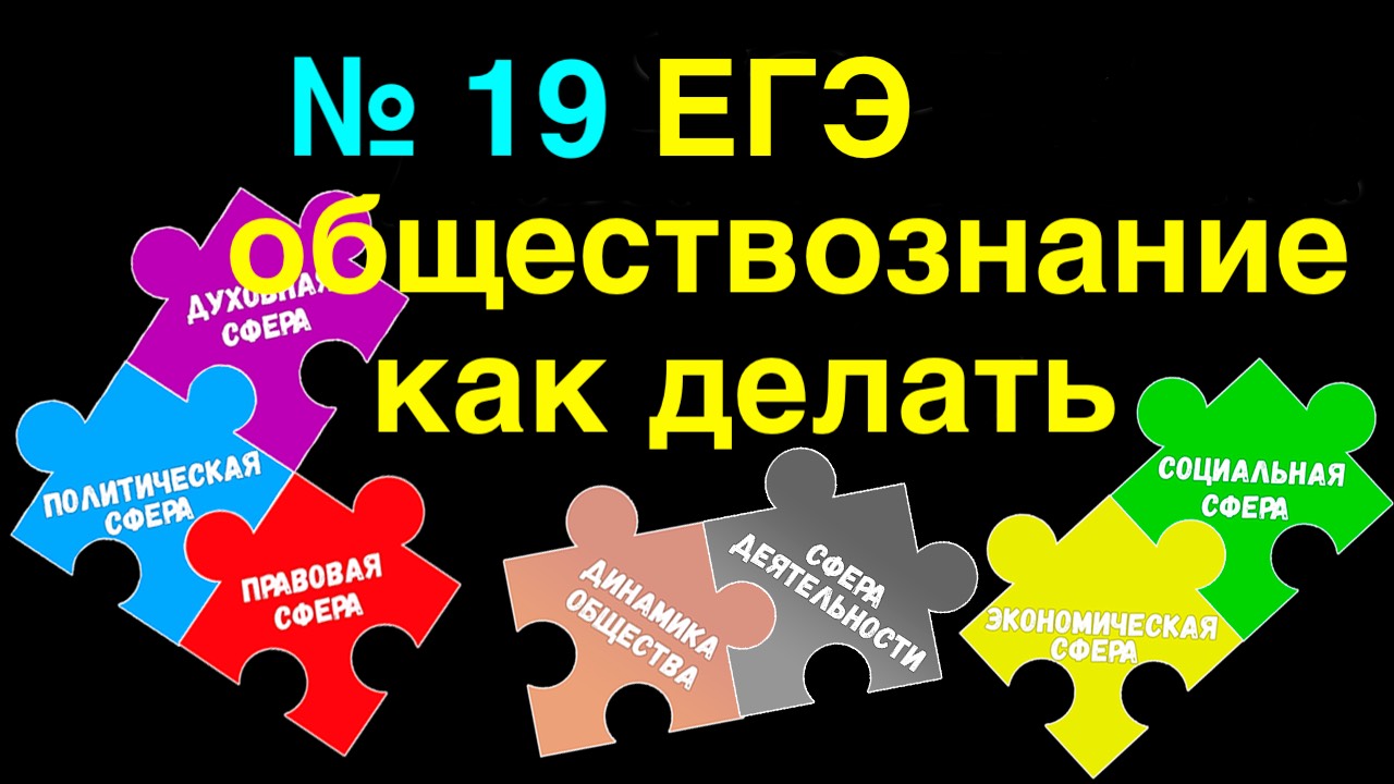 ЕГЭ обществознание | ЗАДАНИЕ 19 ЕГЭ решение и оформление | Подготовка ЕГЭ Обществознание |