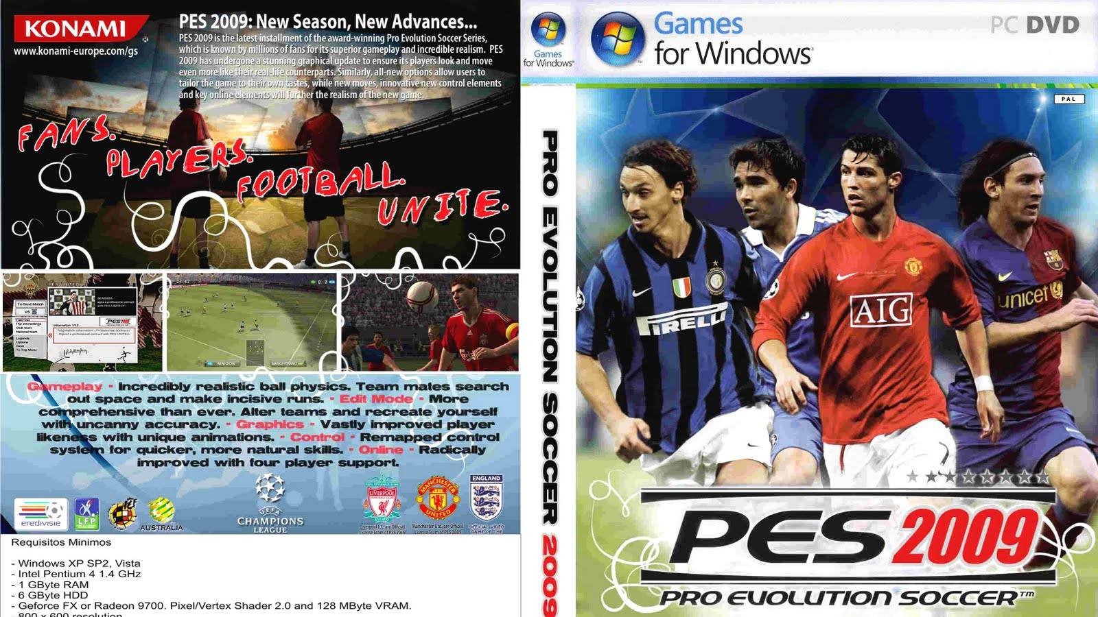 🎮 профессиональная эволюция футбола 2009 pro evolution soccer 2009 🎮
