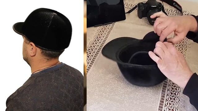 Беисболка "Жакейка" из меха нерпы