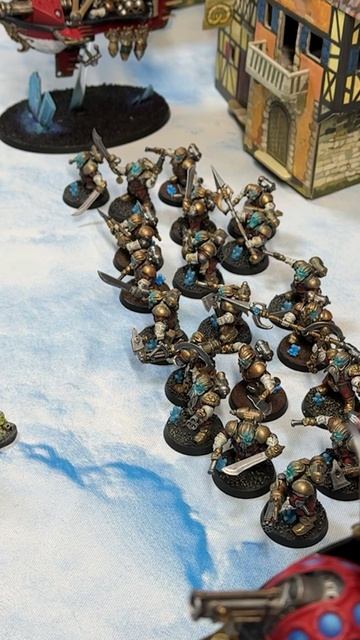 Age of Sigmar 4 редакции, первая партия! #wartishki #warhammer #ageofsigmar #nighthaunts #kharadron