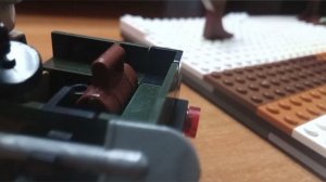 Лего военная самаделка зимнняя дорога
