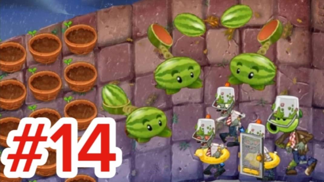 Арбузная тактика! Plants vs zombies The Cursed #14