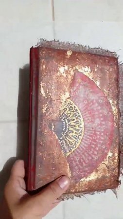 #DIY#shorts# notebook  # how  I creat  cover#journal  book#notebook  ricepaper#cottonnet  stamperia
