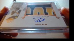 2017 Leaf TRINITY Football 5 Box Half Case Break 7-25-2017 (HUGE AUTO PATCH MOJO!!)