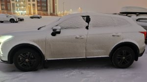 Мороз -17 градусов смотрим ручки на Хавал Джолион