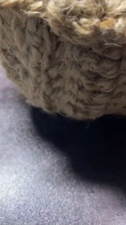 Корзина тыковка с крышкой из джута