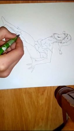 Рисуем зомби из леф о дэд