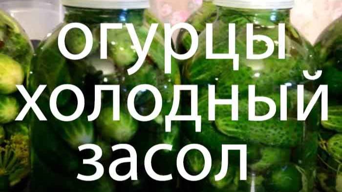 Соленые огурцы рецепт на зиму холодным засолом