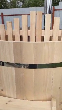 Уличная купель с подогревом 1,5х1,2, внутренняя печь