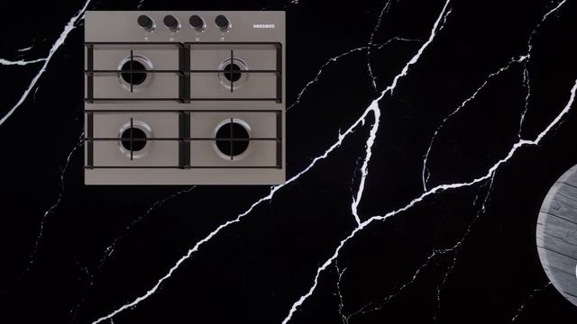 Кварцевый камень Vicostone Nero Marquina BQ-8740