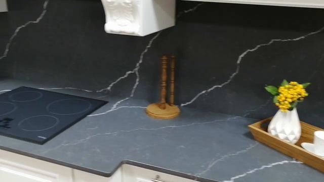 Кварцевый камень Vicostone Cemento BQ-8730