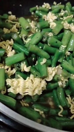 🔥Green Beans With Noodles