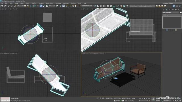 06 - Перемещение, поворот и масштабирование объектов в 3ds Max 2025
