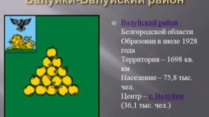 Чем славятся районы Белгородской области