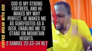 COFFEE BREAK WITH GOD. (Running Persistently)