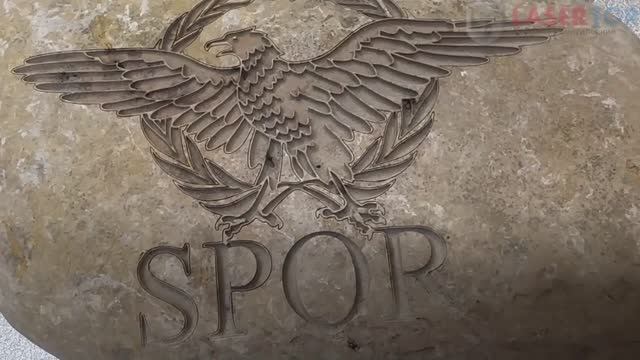 Лазерная маркировка гальки