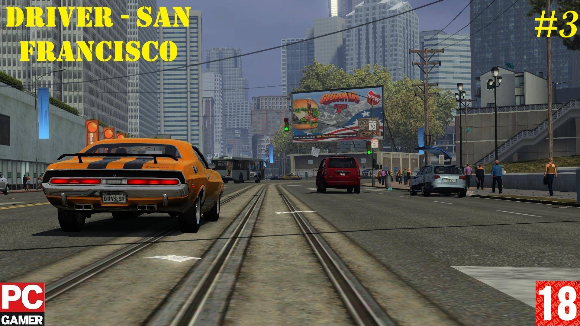 Driver - San Francisco (2011) (PC) - Прохождение #3. (без комментариев) на Русском.