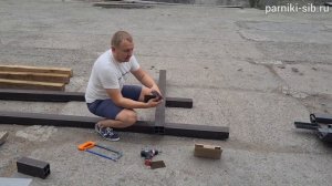 Фундамент для теплицы. Брус ПВХ для теплиц. Фундамент для теплиц из пластика.